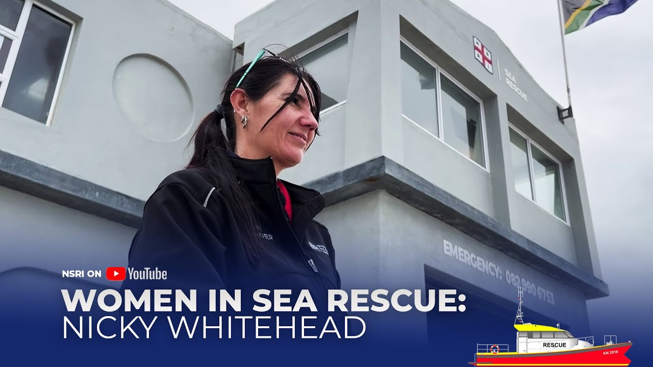 Women in Sea Rescue | Nicky Whitehead | August is Women's Month - YouTube