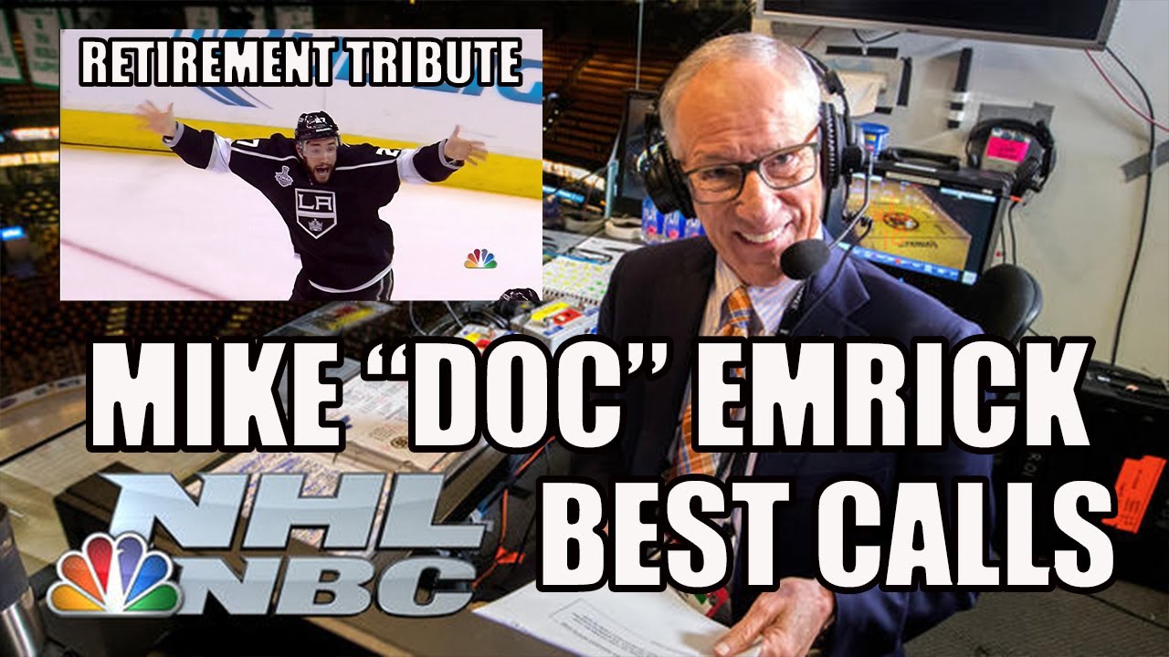 Mike "Doc" Emrick Best Calls (Moments, Goals, Saves) | Emrick Retires ...