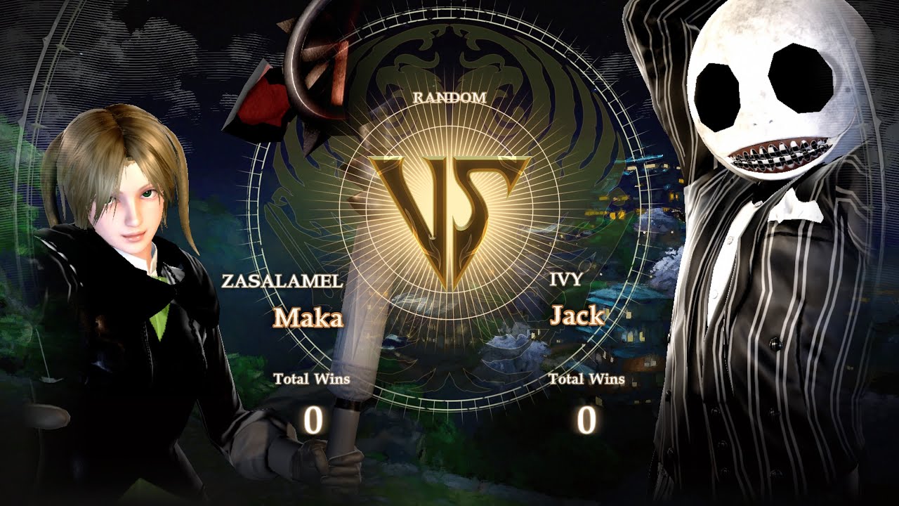 Soul Calibur 6 | Maka (Soul Eater) VS Jack Skellington (The Nightmare ...