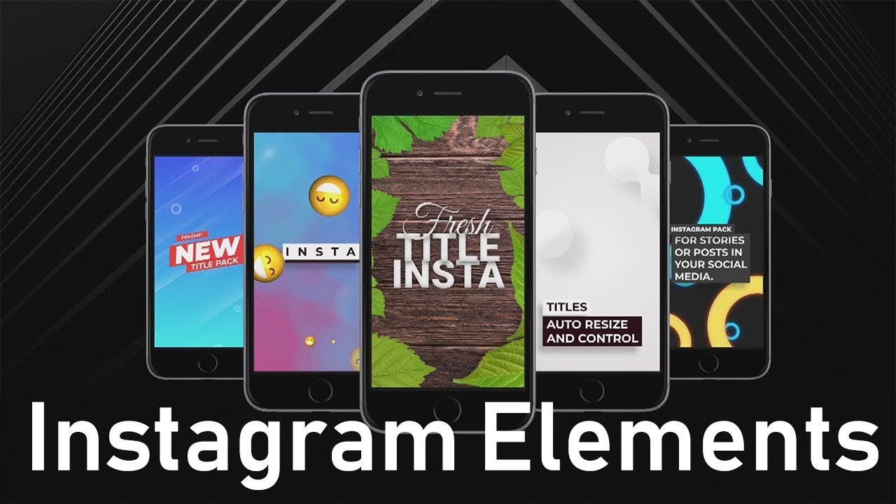 Instagram Elements After Effects Project Files - YouTube