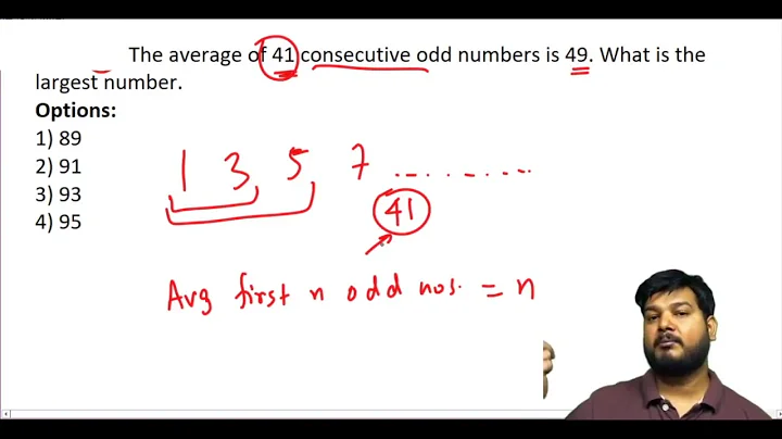 [Solved] Average of 3 consecutive odd numbers | 9to5Science