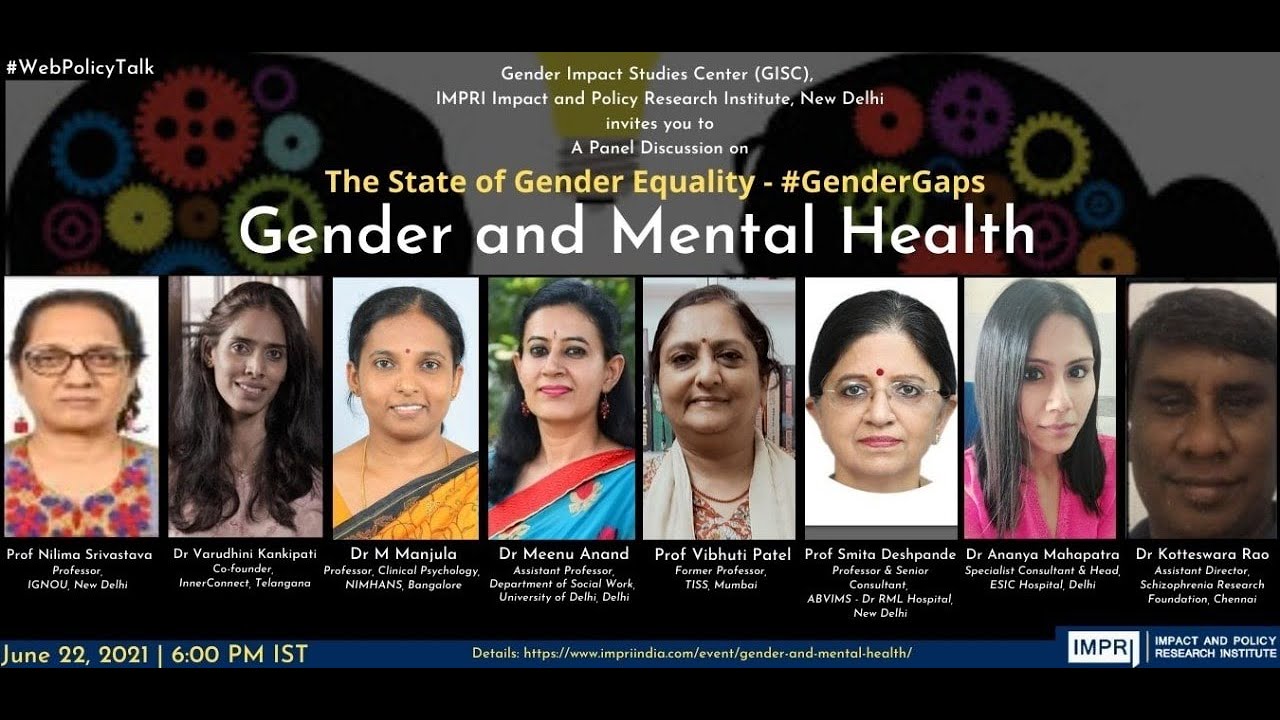#GenderGaps | E37 | Dr Meenu Anand | Gender and Mental Health - YouTube