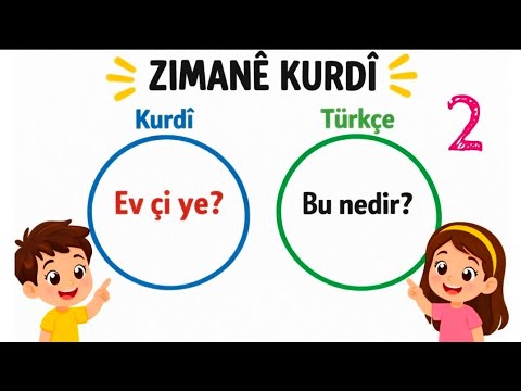 Ders 2: Kürtçe Öğreniyorum,Zimanê Kurdî