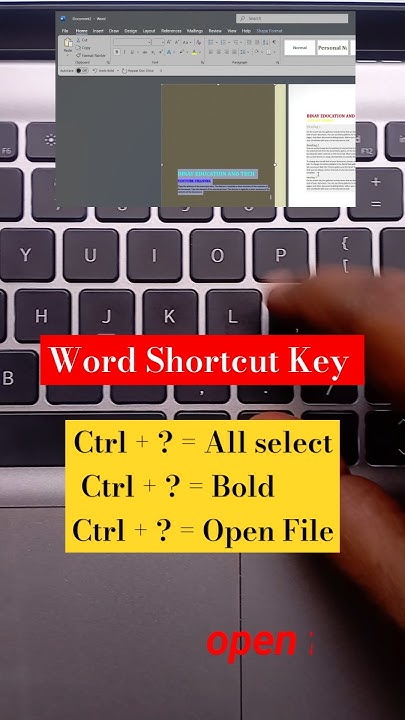 computer shortcut key for winword ll word shortcut key #ytshorts # ...