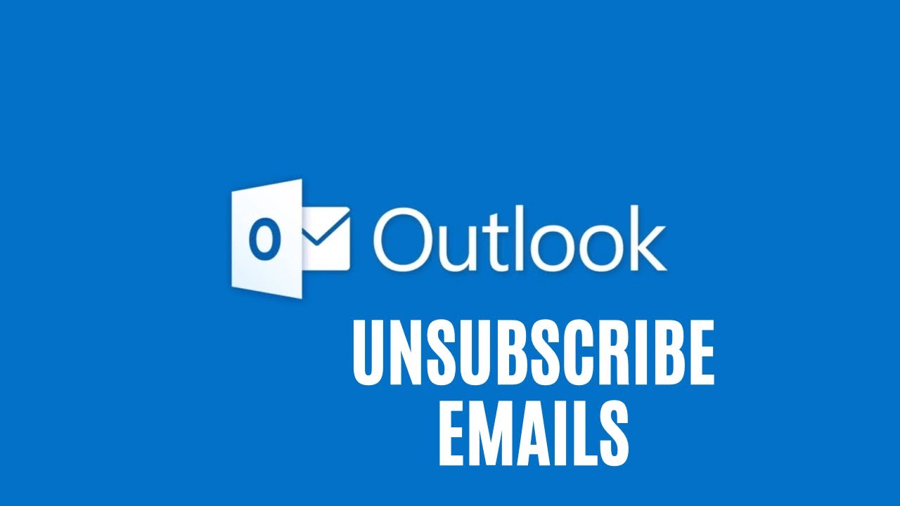 How to Unsubscribe Email on Outlook 2021 - YouTube