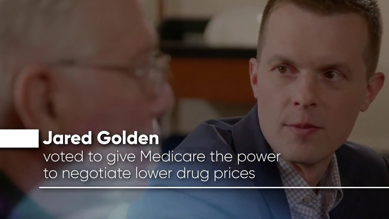 Rep. Jared Golden: Lower Drug Prices Now - YouTube