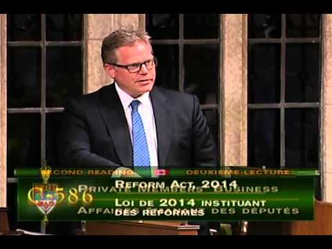 Reform Act 2014 James Rajotte Speech September 18, 2014 - YouTube