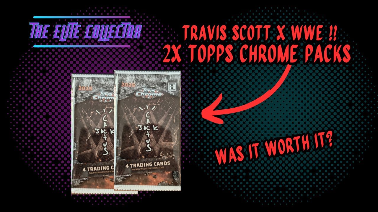 I OPENED 2X TRAVIS SCOTT X WWE PACKS - YouTube