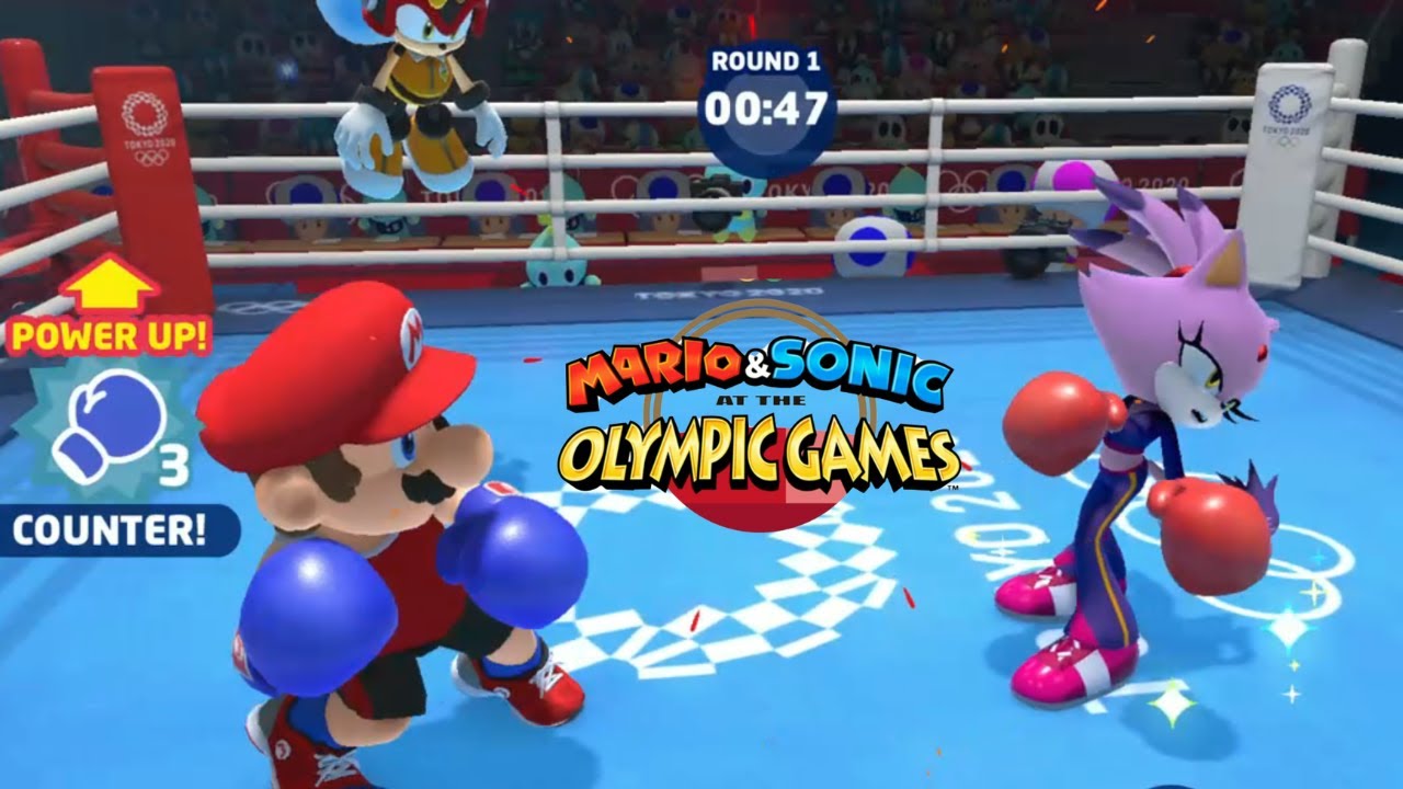 Mario & Sonic At The Olympic Games Tokyo 2020 Boxing Mario Vs Blaze ...
