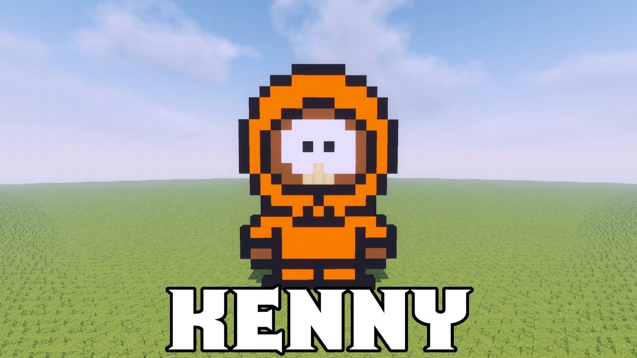 Kenny [South Park] - Minecraft Pixel Art [#141] - YouTube