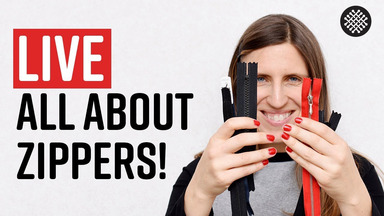 Live: All about sewing zippers! - YouTube