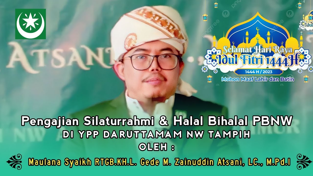 Irsyadat wa Taujihad Maulanasyaikh RTGB KH.L.G.M.Zainuddin Atsani, Lc ...