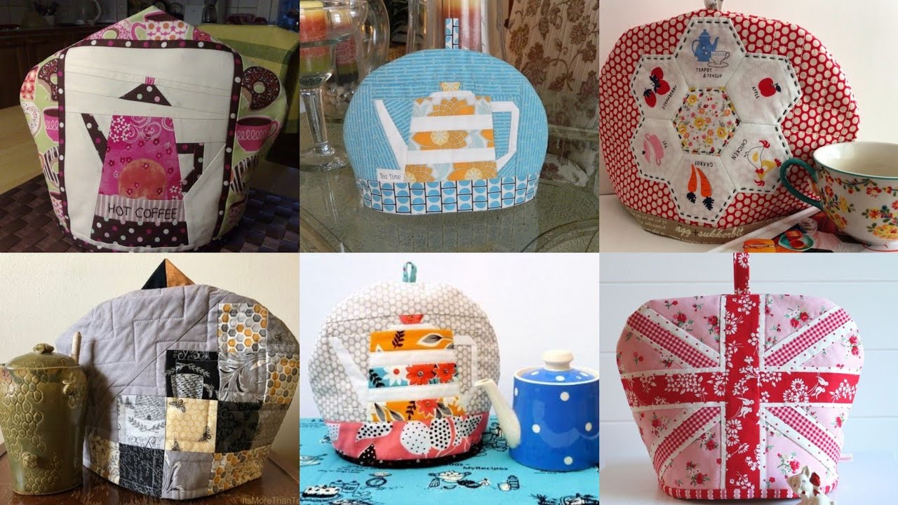 New simple patchwork quilted tea cosy design by pop up fashion 🌺🌺 - YouTube