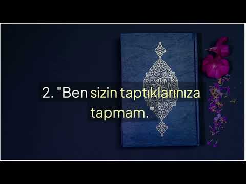 109-KAFİRUN SURESİ