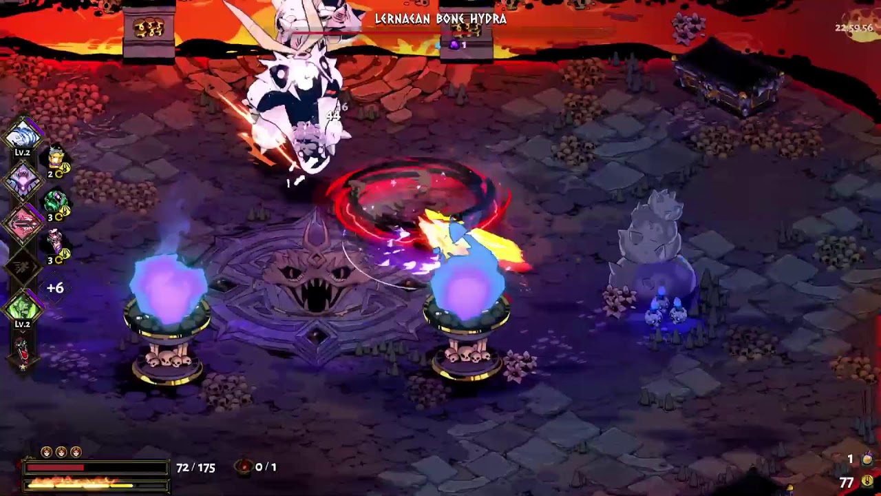 Hades - Asphodel- Bone Hydra Boss Fight, w/ Stygian Blade - YouTube