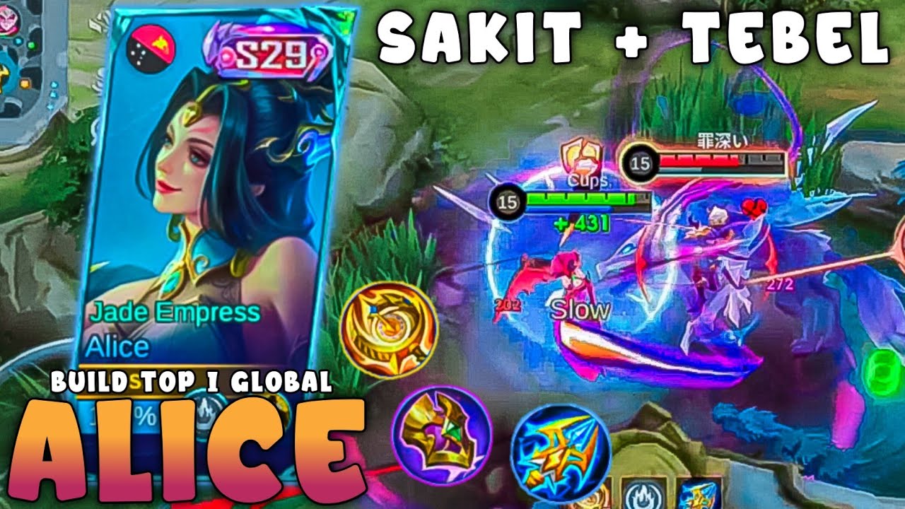 Pertarungan Berdarah EXP Line !!! Best Build Alice Tersakit 2024 ...