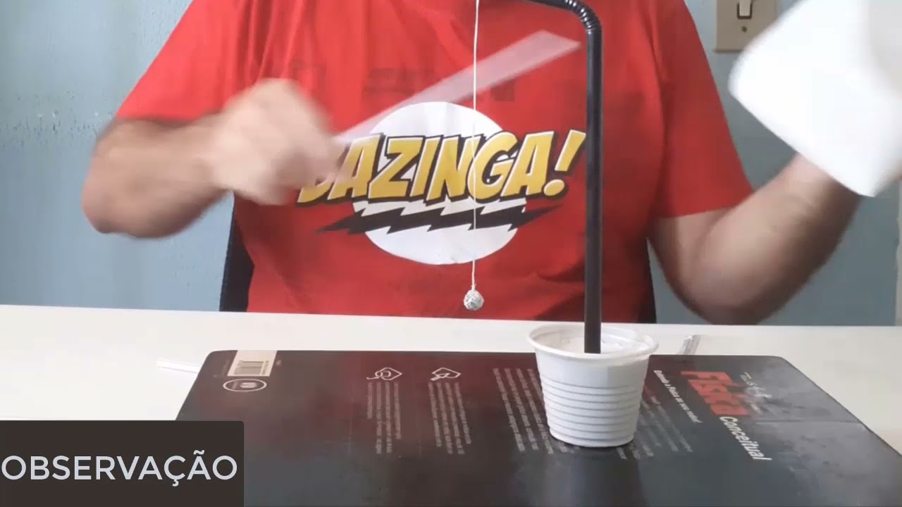 Prática 03: Pêndulo eletrostático - Observação - YouTube