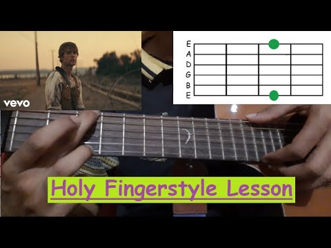 Holy Guitar Easy Fingerstyle Lesson For Beginners With Diagrams ...