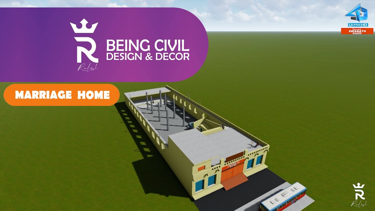 Marriage Home Design with shops and rooms - YouTube