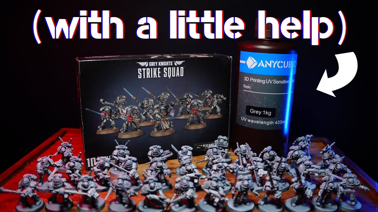 There's WAY more than 10 Grey Knights in this box - YouTube