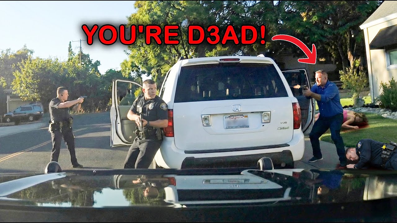 Terrifying Moments Police Fight For Their Lives Against Armed Suspects ...