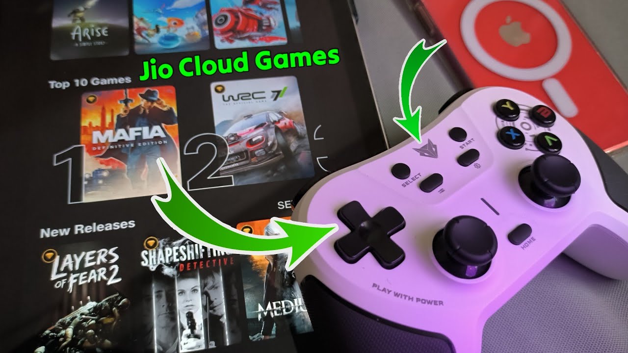 Jio Cloud Gaming with Controller on iOS iPhone iPad || How to Connect ...