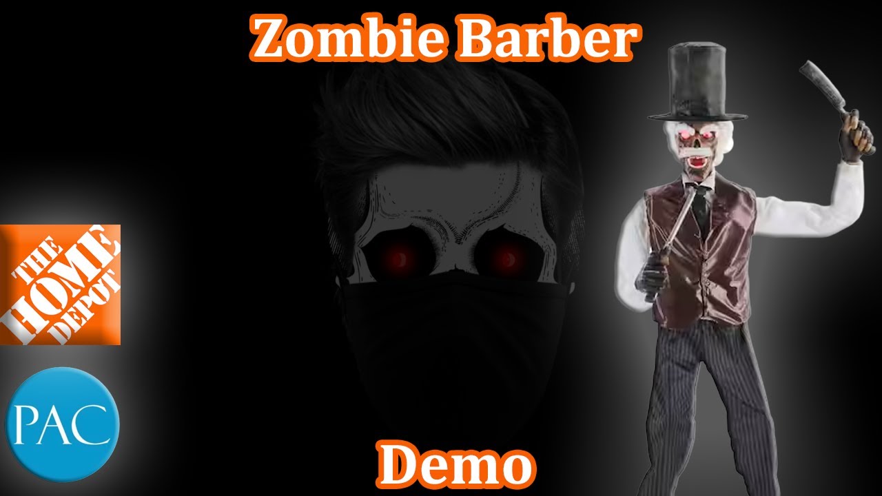 (Home Depot) Pac Asian Creations Zombie Barber 2025 Demo - YouTube