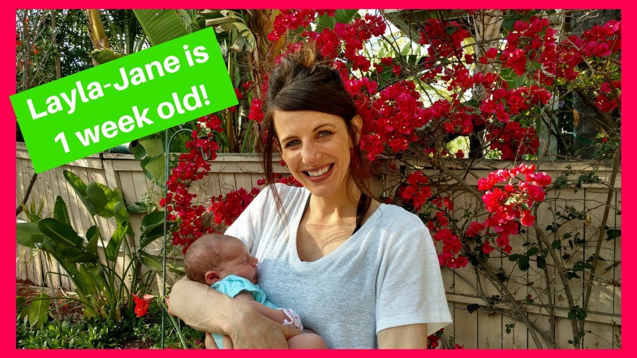 Layla-Jane is One Week Old! - YouTube