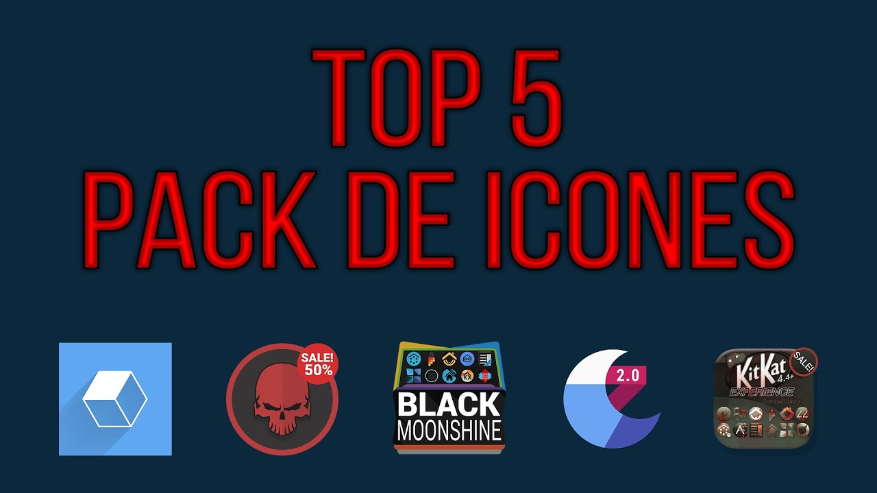 Top 5 - Pack de Icones - YouTube