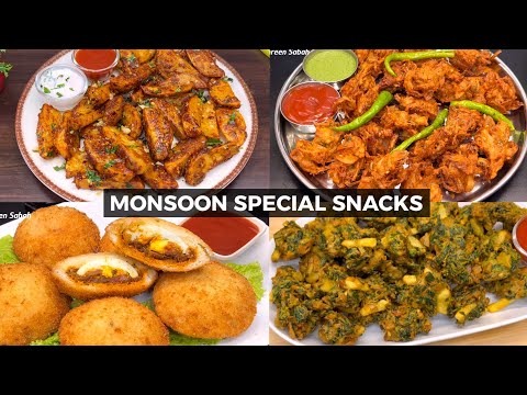 Monsoon Special Snack Recipes | Tea time Snacks | 
