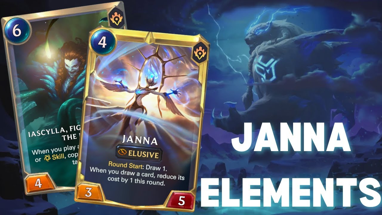 ELEMENTS Janna! Volibear Janna - Legends of Runeterra Deck Gameplay ...