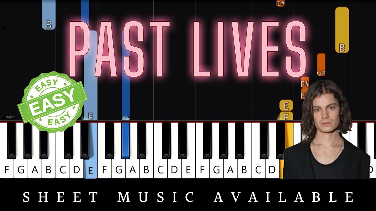 Børns - Past Lives (Easy Piano Tutorial)