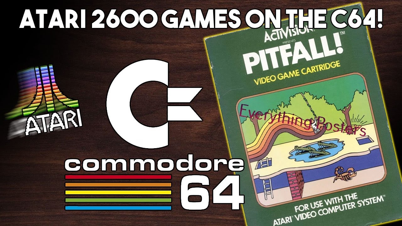 Pitfall! by Activision [1984] (C64) | Sprite Castle Plays - YouTube
