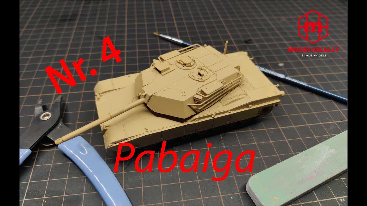 Italeri - M1 Abrams dovanų komplektas, 1/72, 72004 Nr. 4 - YouTube
