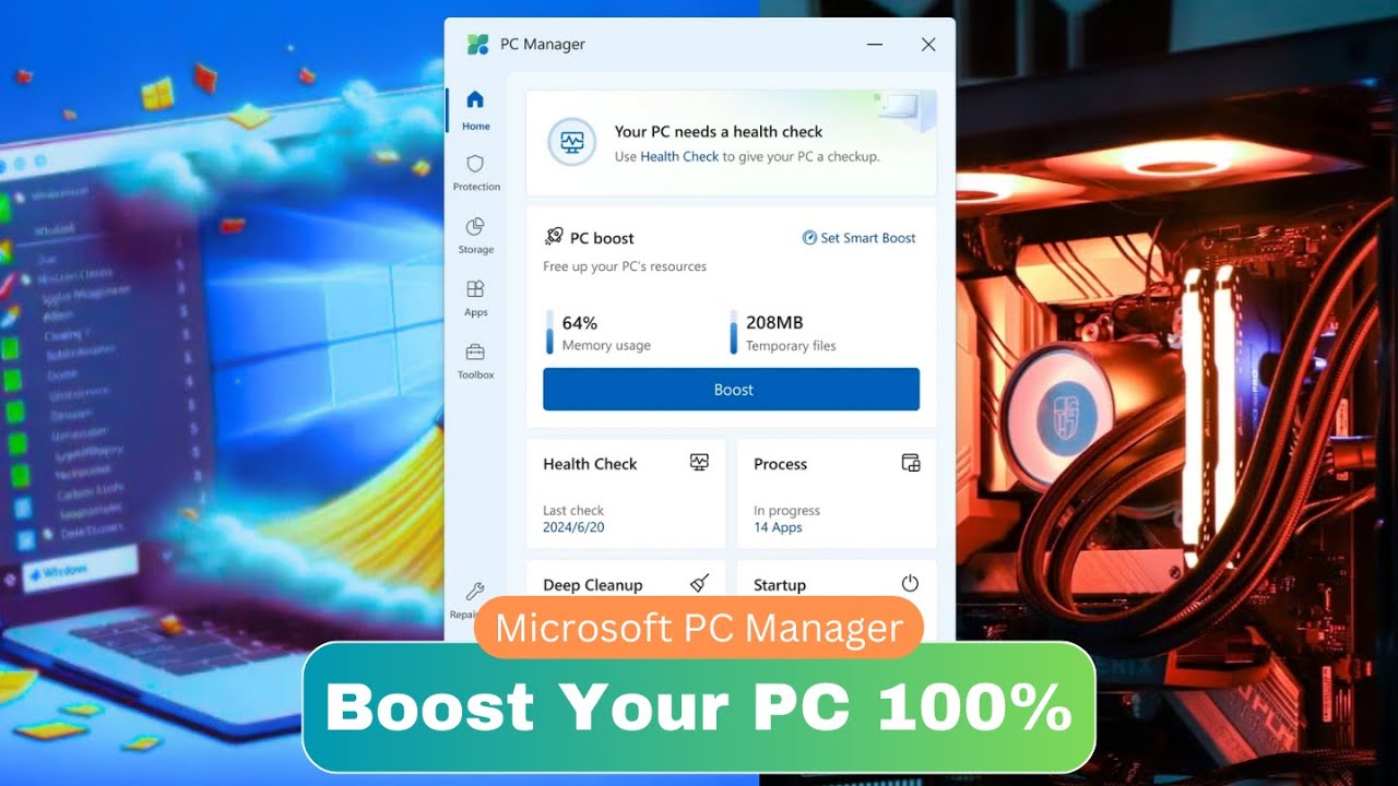 Microsoft PC Manager: Cleanup PC, Boost, Manage Startup & Protection ...