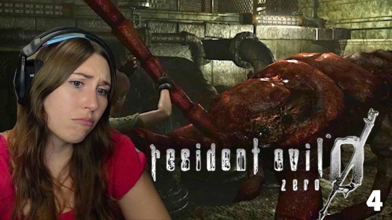 Oh good, a giant centipede: Resident Evil 0 HD Playthrough Part 4 - YouTube