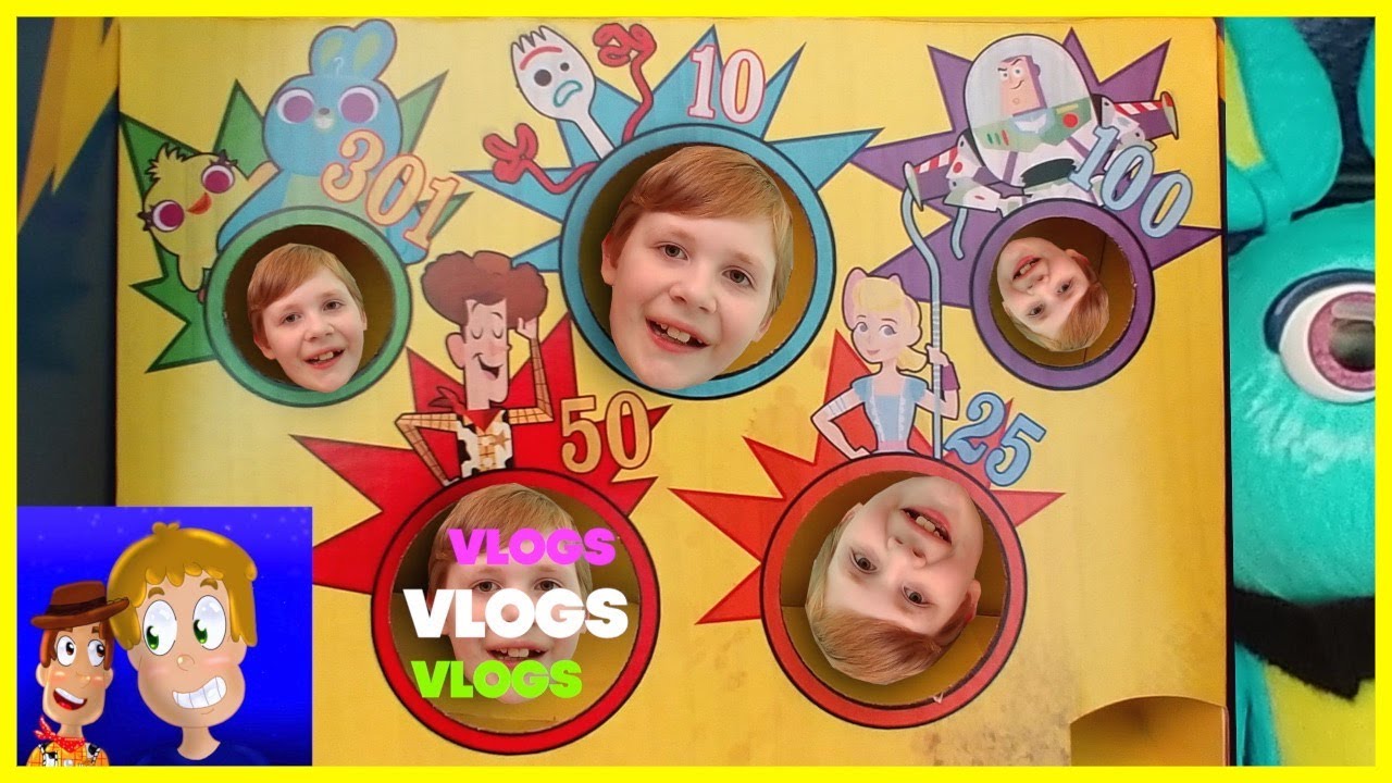 Toy Story New Studio Carnival Tour | Kids Wild Ride VLOG | Vintage Toys ...