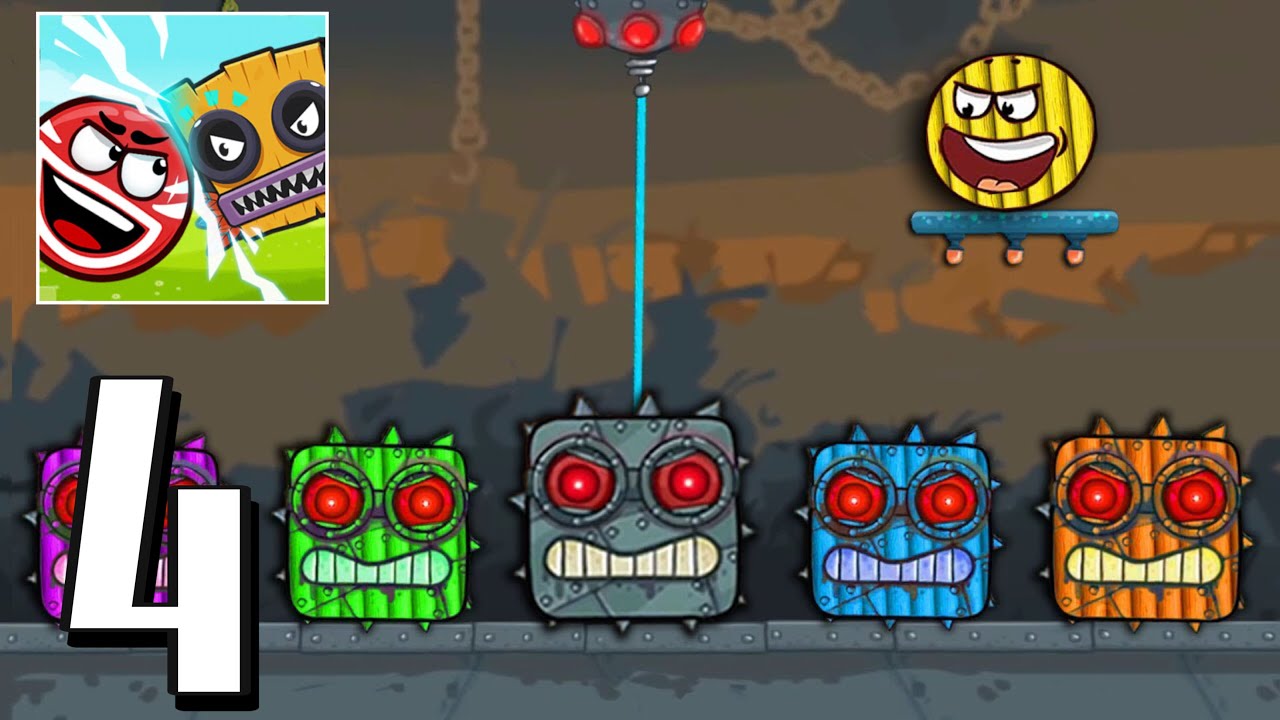 Red Ball 6 Gameplay Walkthrough Part 4 (iOS, Android) - YouTube