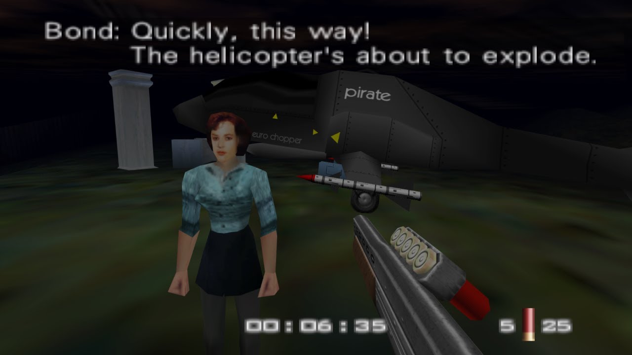 GoldenEye 007: Statue - Agent Difficulty - YouTube