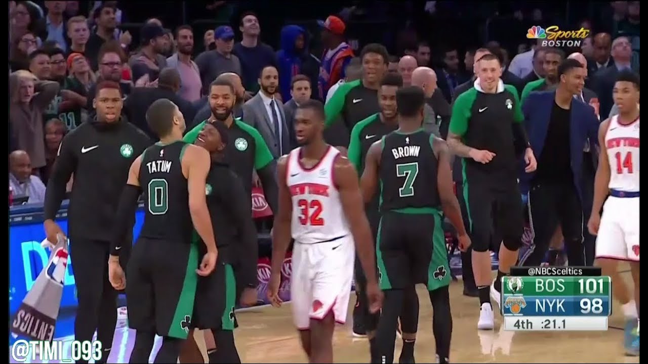 Boston Celtics Last Minute of Game UNCUT vs New York Knicks (10/20/2018 ...