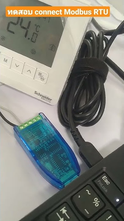 ทดสอบ Connect Modbus RTU ผ่านตัว RS485 to USB - YouTube