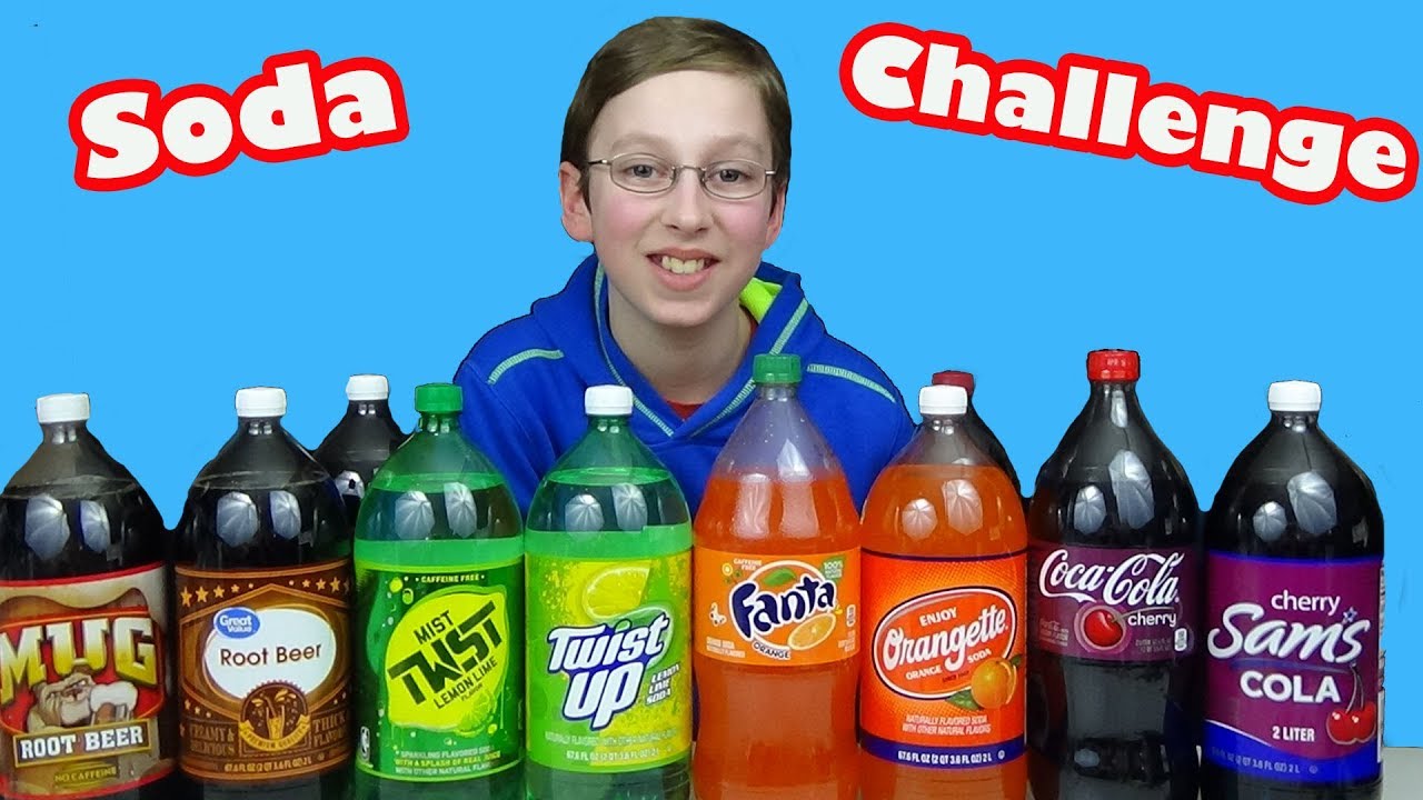BLINDFOLDED SODA CHALLENGE TASTE TEST NAME BRAND VERSUS GENERIC blindfolded-soda-challenge-taste-test-name-brand-versus-generic