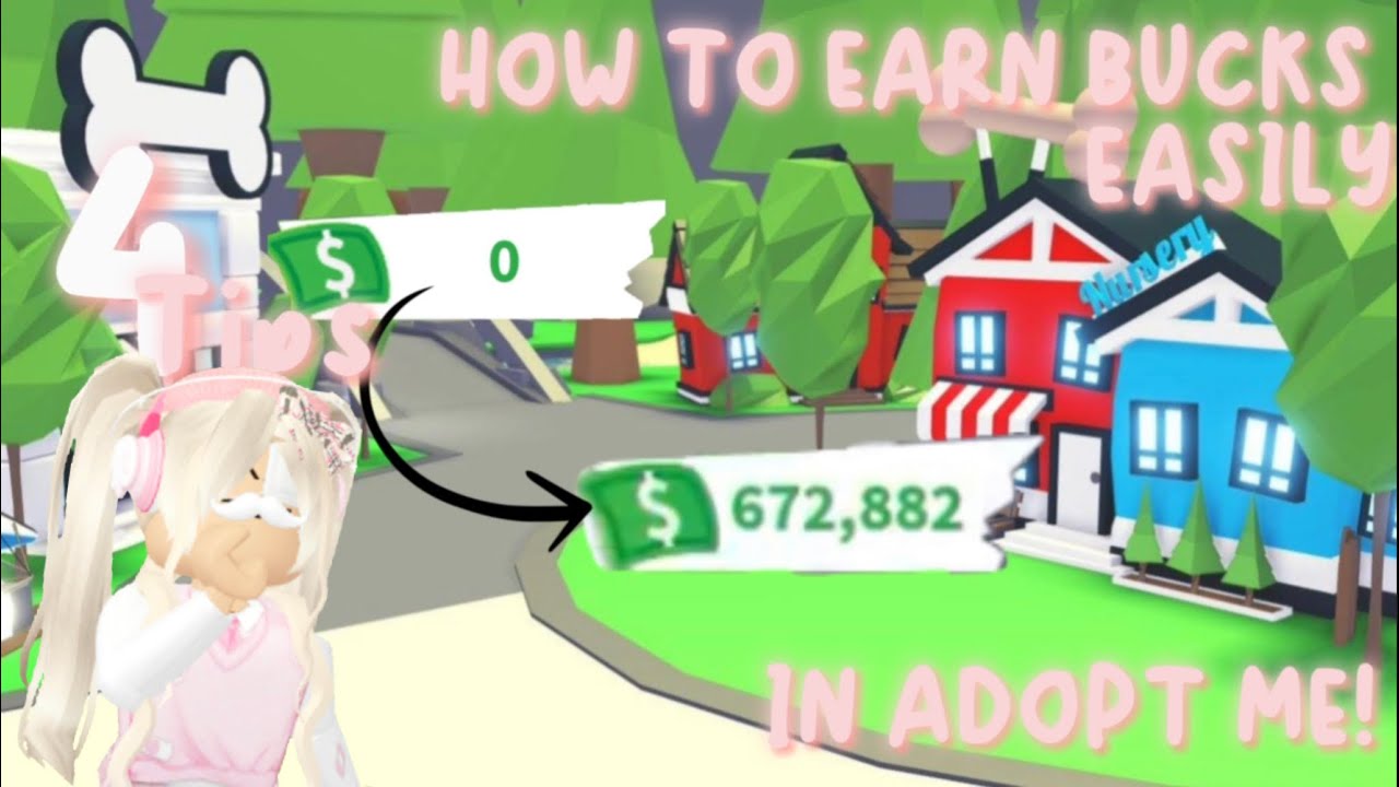 HOW TO EARN BUCKS EASILY IN ADOPT ME - YouTube