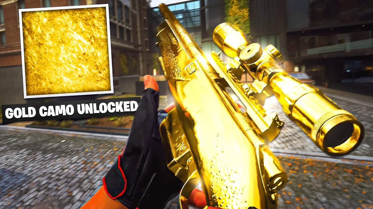 UNLOCKING the GOLD "SPR 208" SNIPER RIFLE... - YouTube