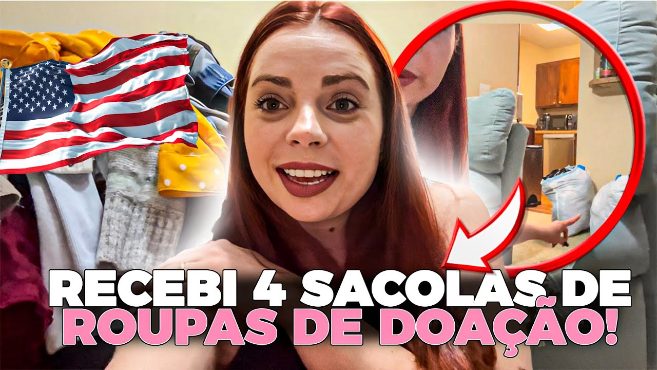 GANHEI 4 SACOS DE ROUPA NOS EUA! O QUE VEIO DENTRO? 😱🇺🇸 - YouTube