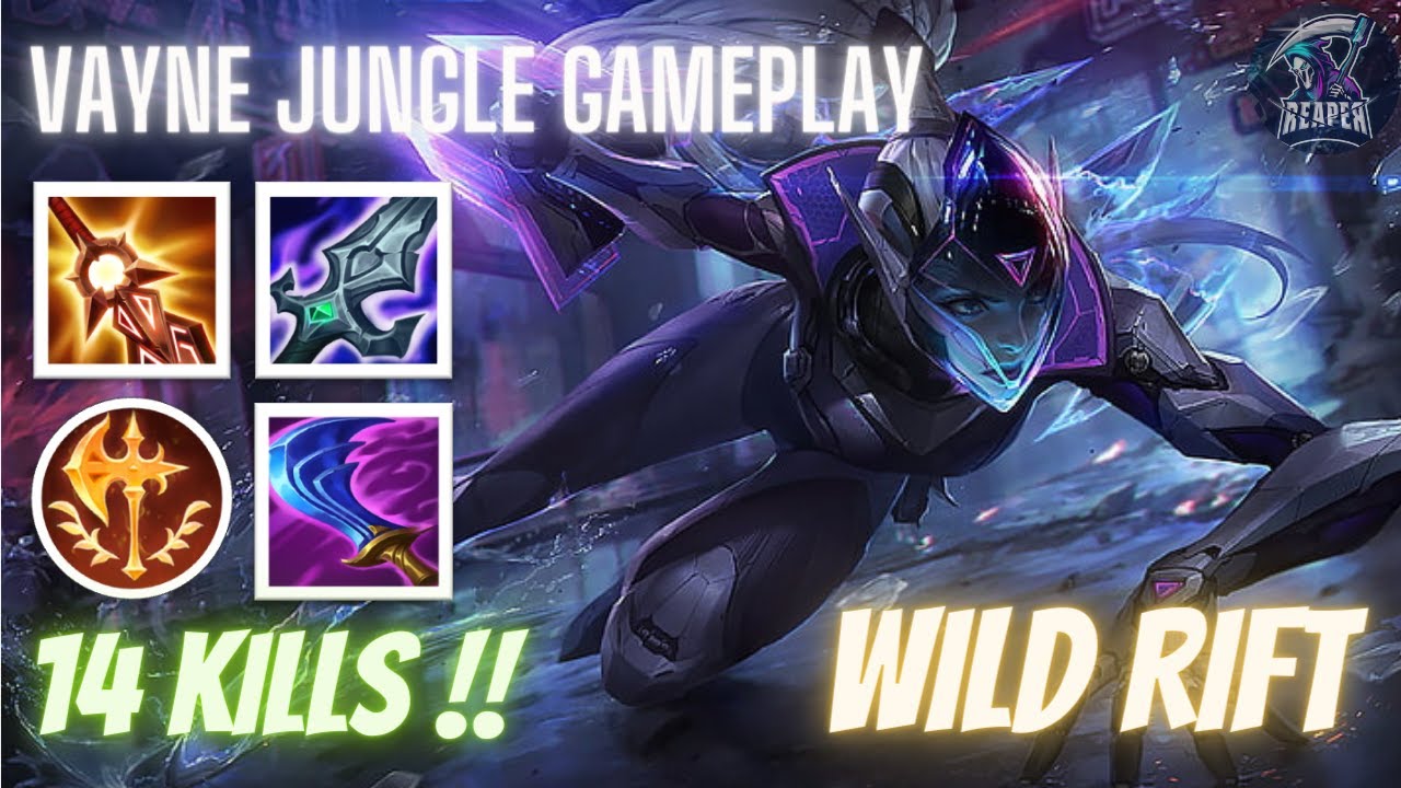 Vayne Jungle is Too STRONG !! 🔥| (Build and Runes) | Wild Rift - YouTube