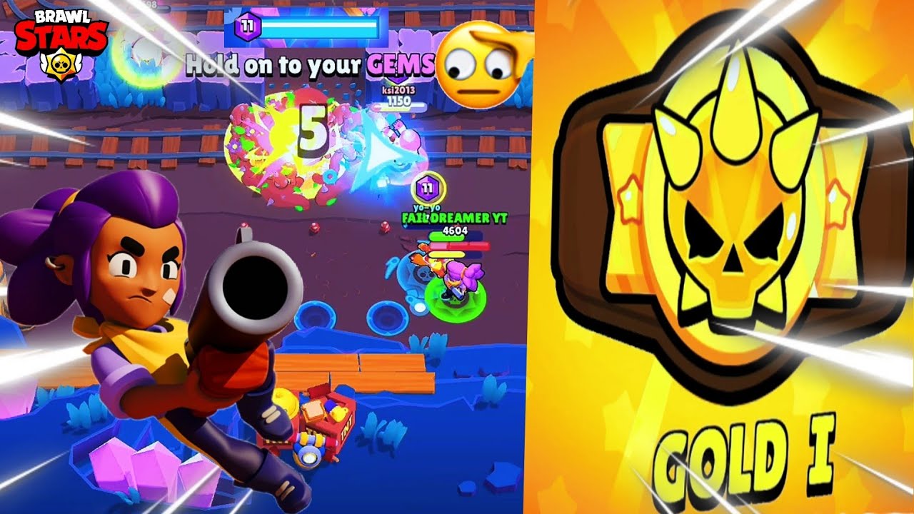 Brawl Stars OP Aggressive Battle! | Finally I Reached to Gold FOR THE ...