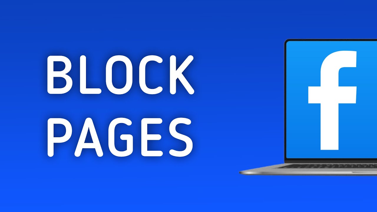 How to Block Pages in Facebook on PC - YouTube