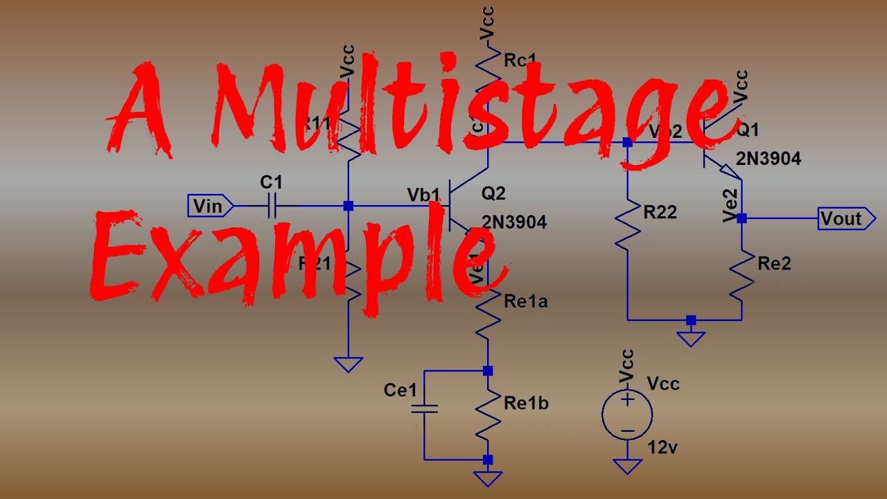 A Multi-Transistor Example Circuit Analysis & Design (066d1) - YouTube