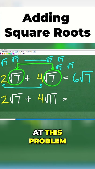 adding square roots - YouTube